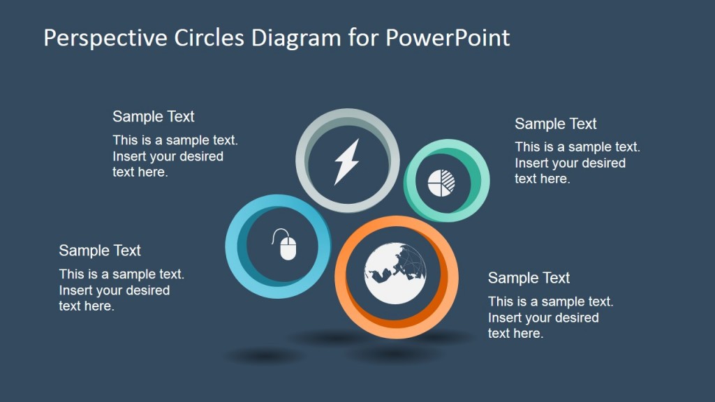 4 Circular Perspective Diagram for PowerPoint - SlideModel
