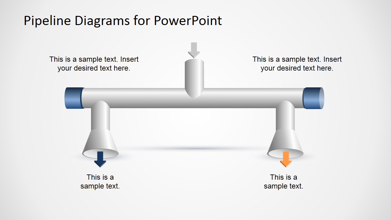 Pipelines Diagram Template for PowerPoint - SlideModel