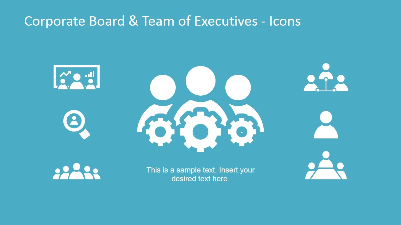 PowerPoint Icons for Corporate Board and Executives - SlideModel