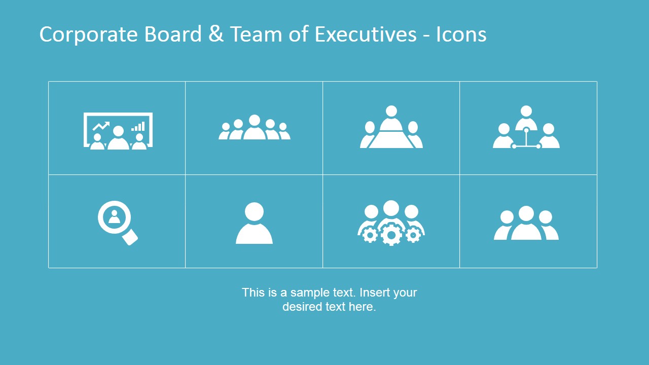 Corporate Board and Team of Executives - SlideModel