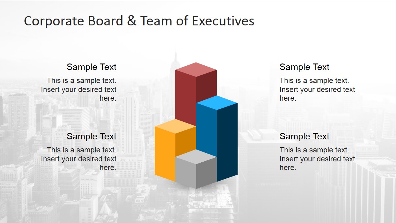Corporate Board & Team of Executives Template for PowerPoint - SlideModel