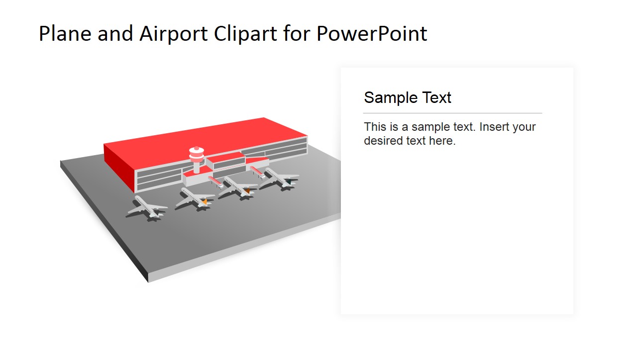 3D Airplane and Airport Shapes for PowerPoint - SlideModel