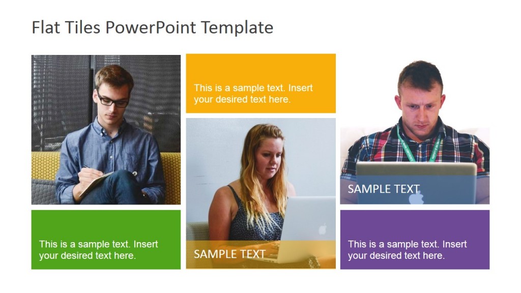 Blended Rows Tiles Layout for PowerPoint - SlideModel