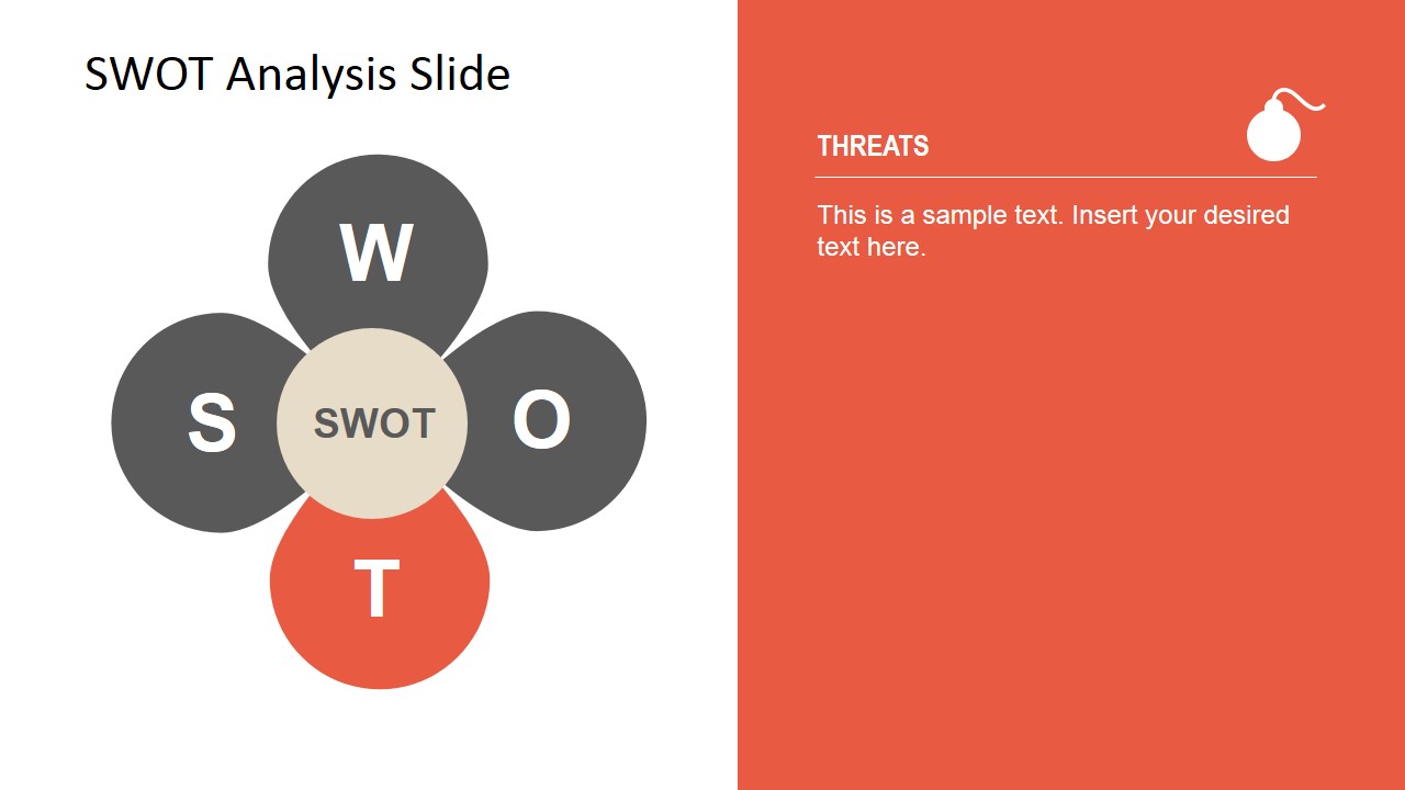Petals SWOT Analysis PowerPoint Template - SlideModel