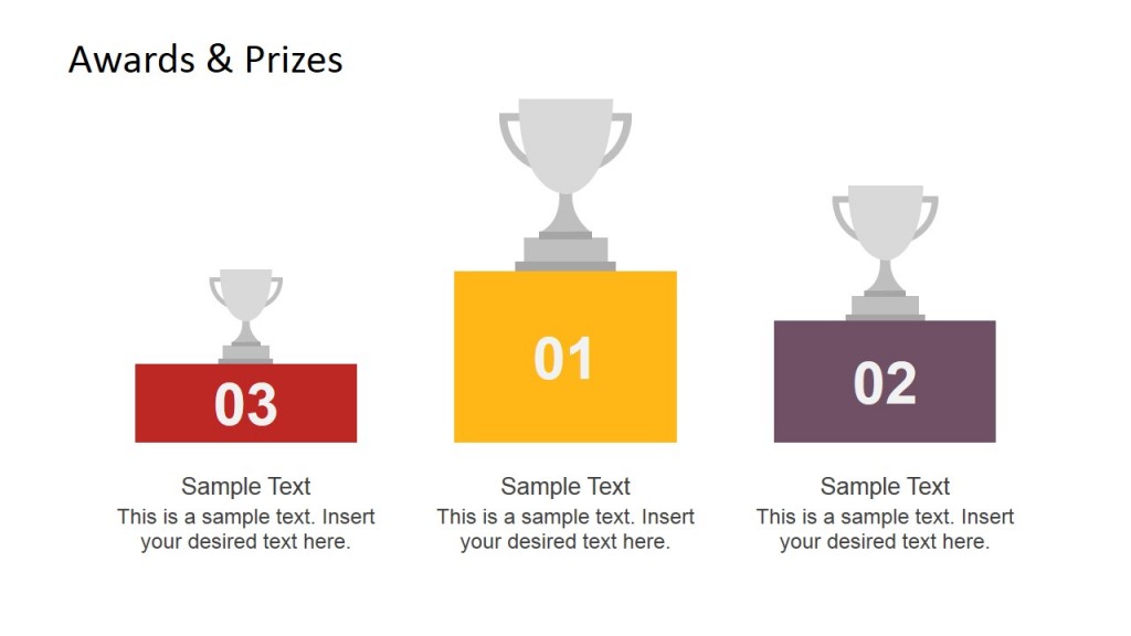Awards & Prizes Slide Design for PowerPoint - SlideModel