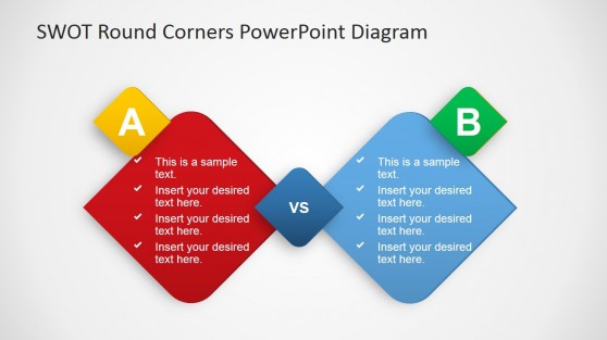 Two Option Comparison PowerPoint Template - SlideModel