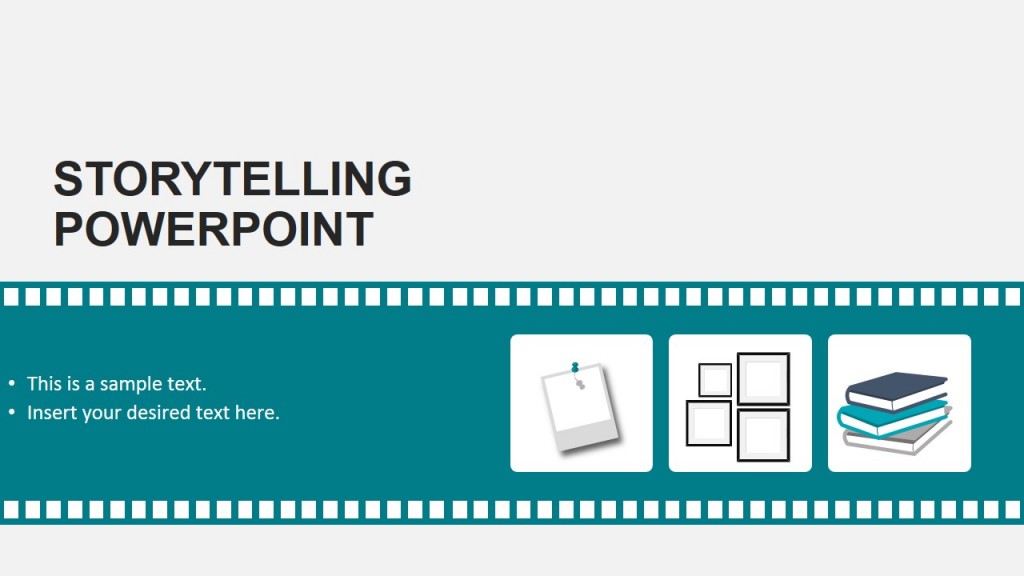 Storytelling Process Cover Slide for PowerPoint - SlideModel