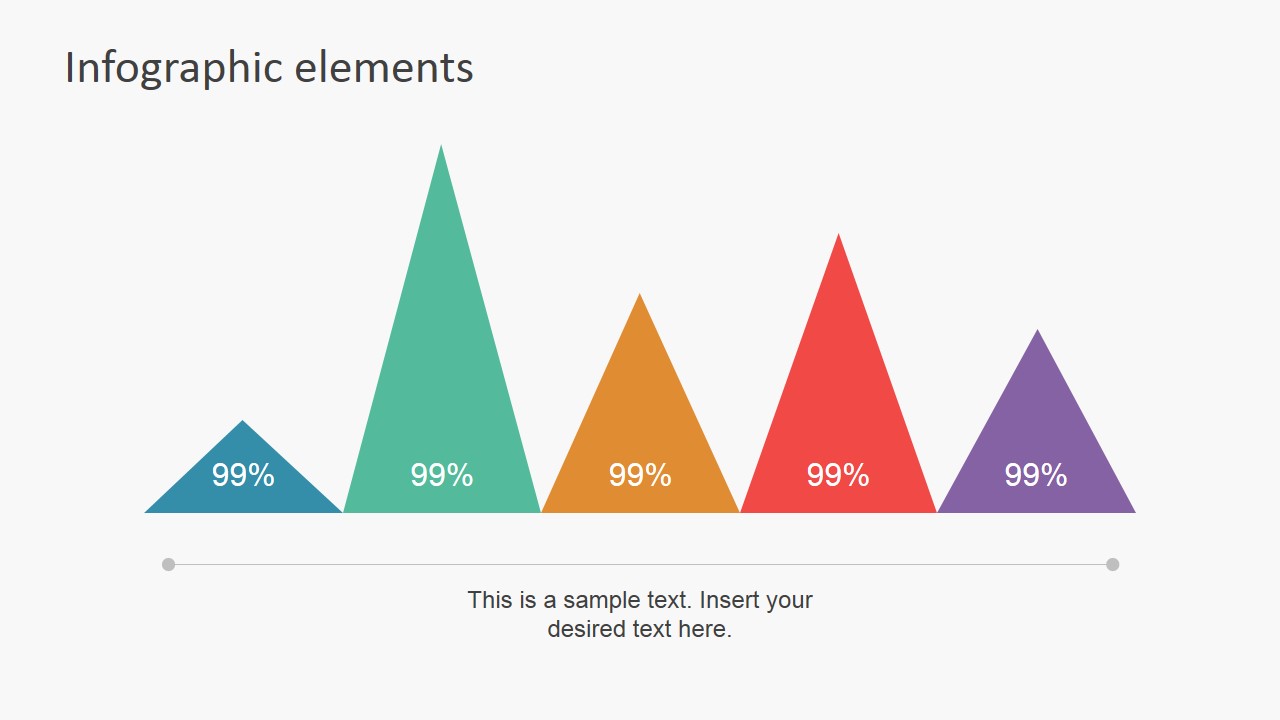 Data Infographic Flat Elements for PowerPoint - SlideModel