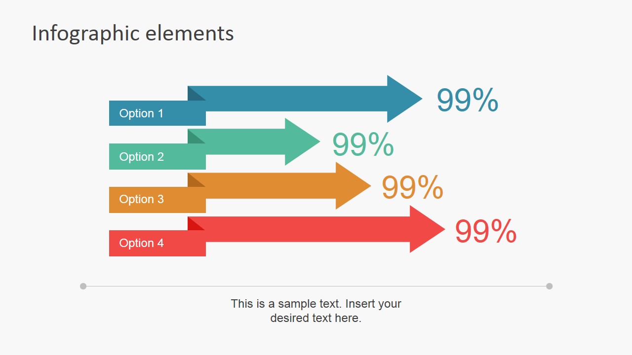 Data Infographic Flat Elements for PowerPoint - SlideModel