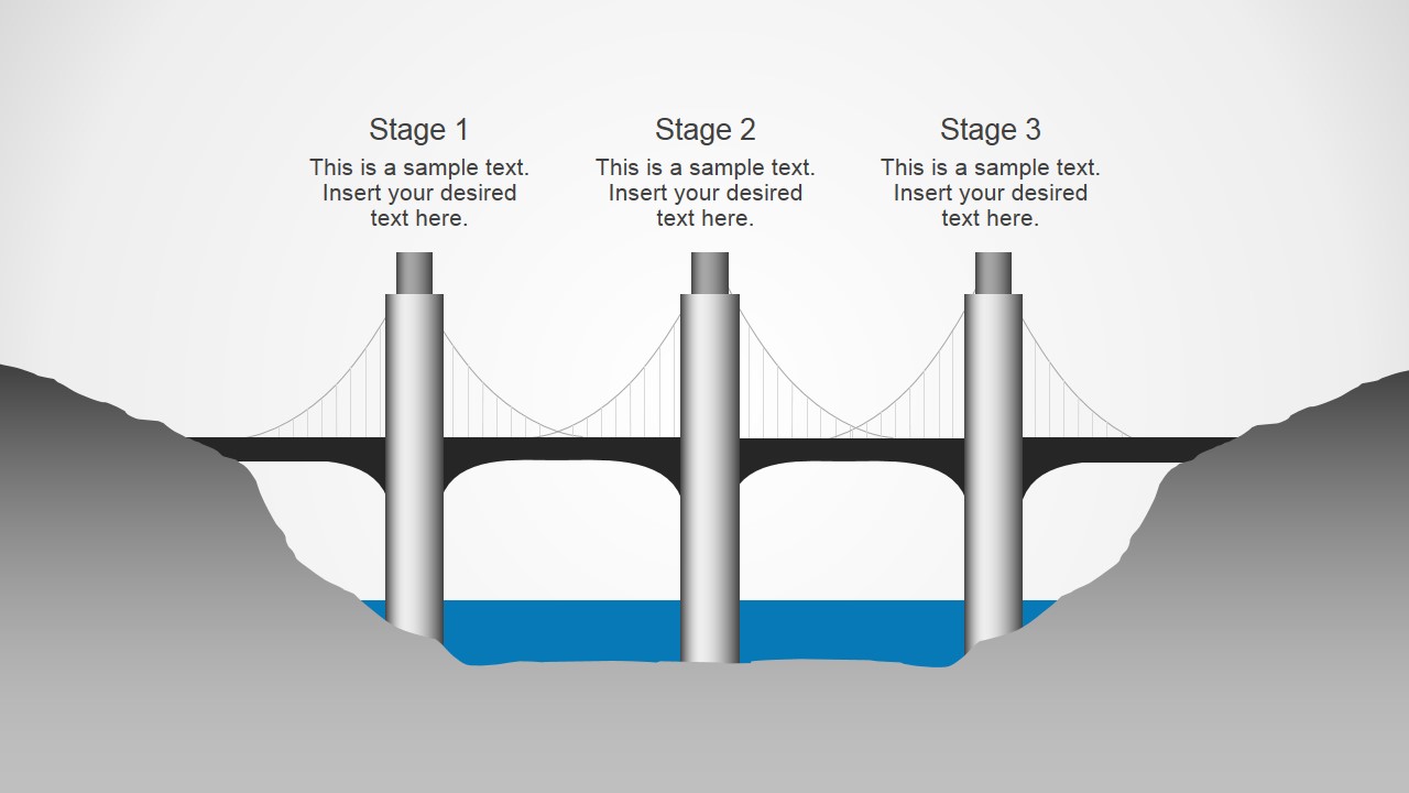 Chain Bridge PowerPoint Diagrams - SlideModel