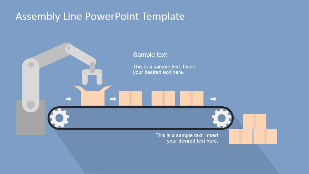 Automation Scene Assembly Line PowerPoint Scene - SlideModel