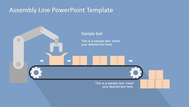 Automation Scene Assembly Line PowerPoint Scene - SlideModel