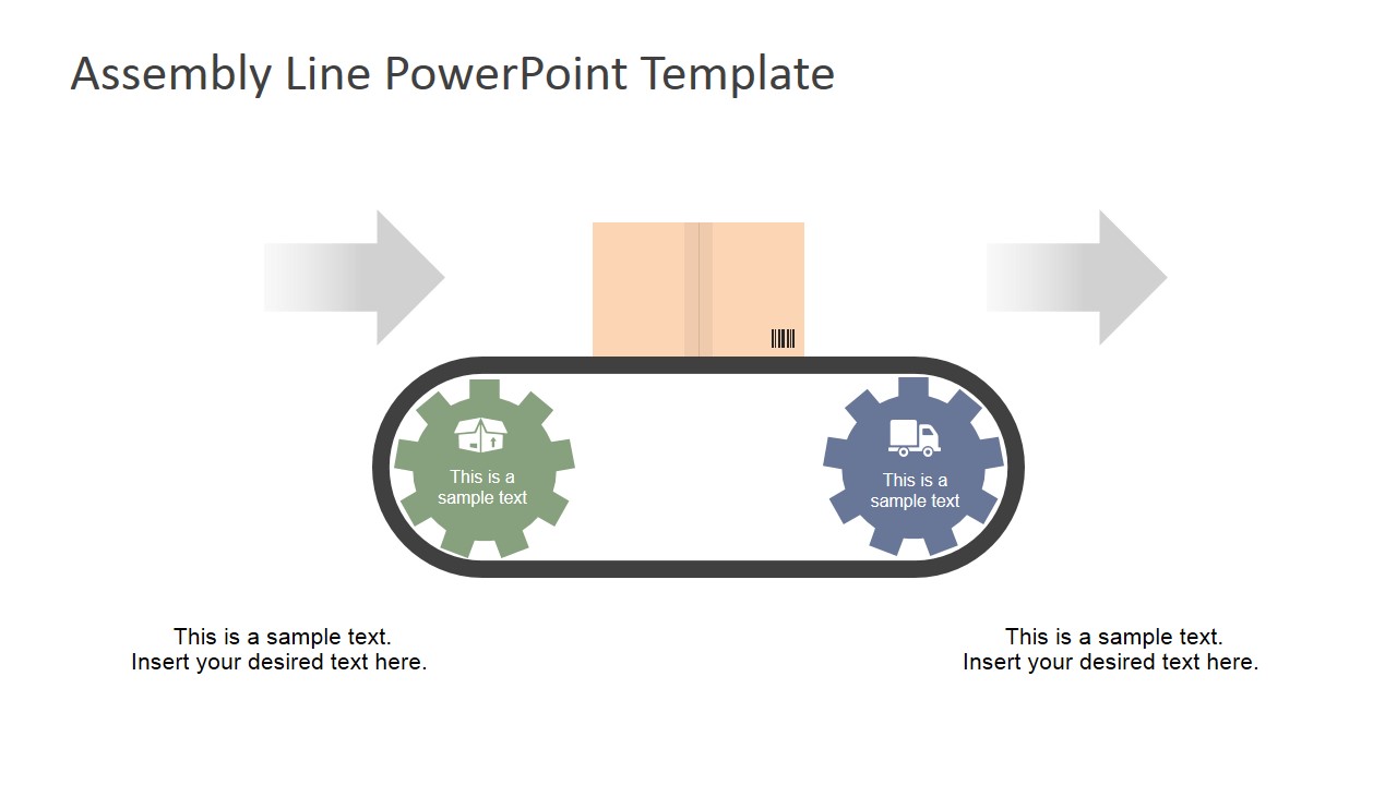 Assembly Line PowerPoint Shapes - SlideModel