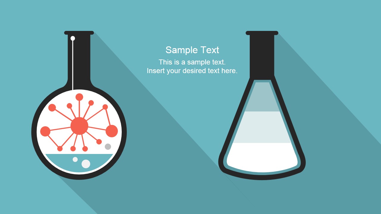 Test Tube Concept Template for PowerPoint - SlideModel