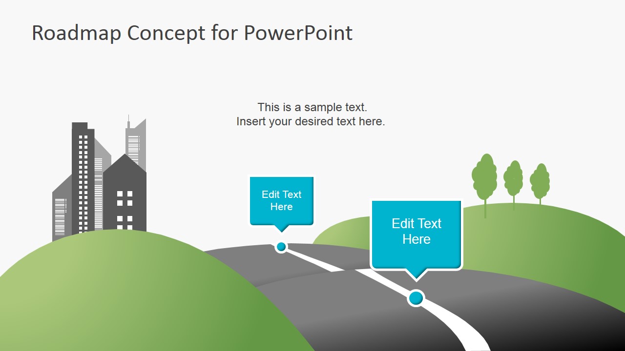 Creative Roadmap Concept PowerPoint Template - SlideModel