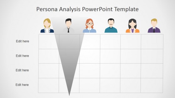 Persona Analysis Slide Matrix in PowerPoint - SlideModel
