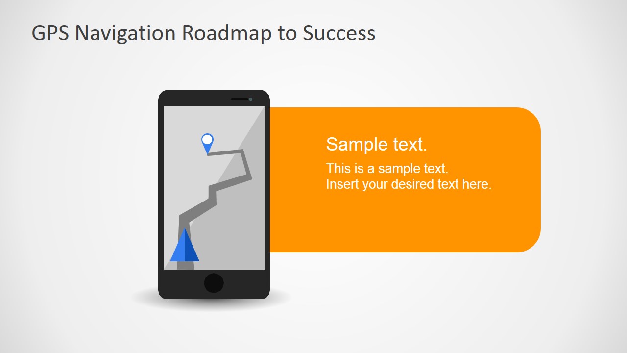 Roadmap To Success Slides for PowerPoint with GPS Navigation Design ...