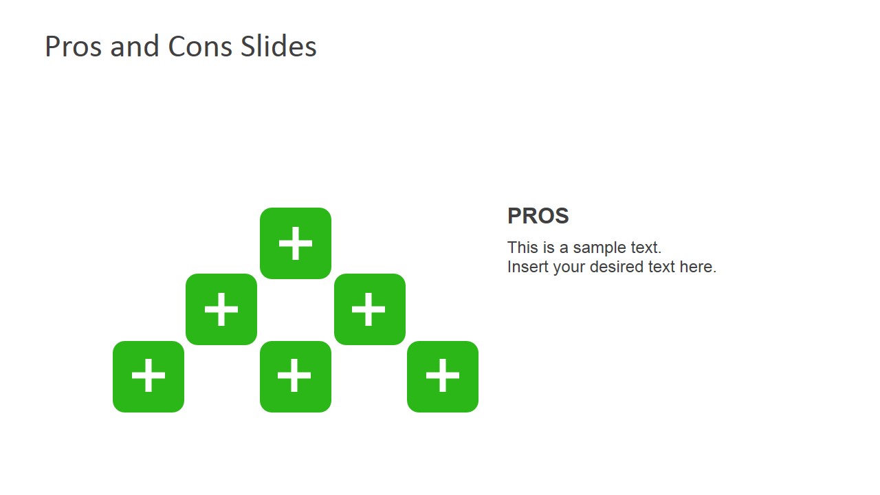 Pros & Cons Slide Diagrams for PowerPoint - SlideModel