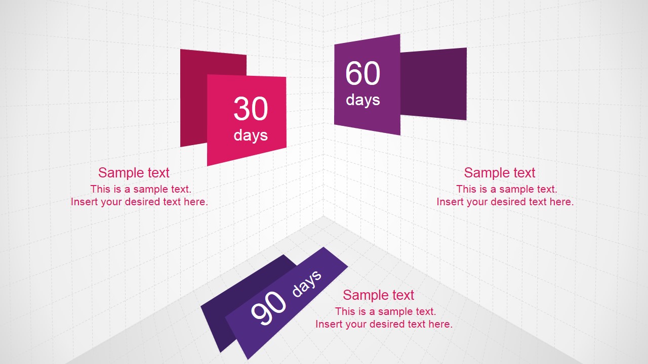 30 60 90 Days Plan PowerPoint Template & Presentation Slide