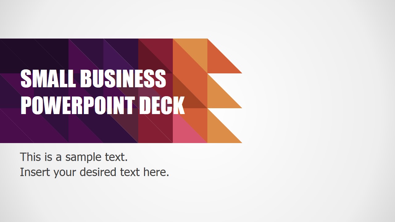 Small Business PowerPoint Deck Presentation Slides
