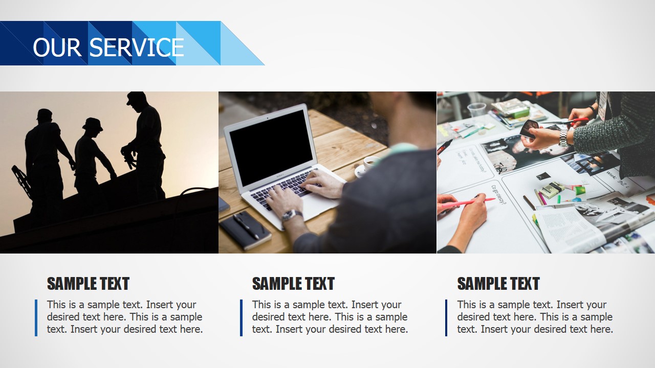 Blue Business PowerPoint Template - SlideModel