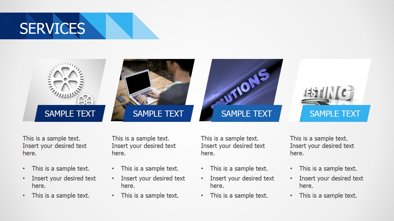 Blue Business PowerPoint Template - SlideModel