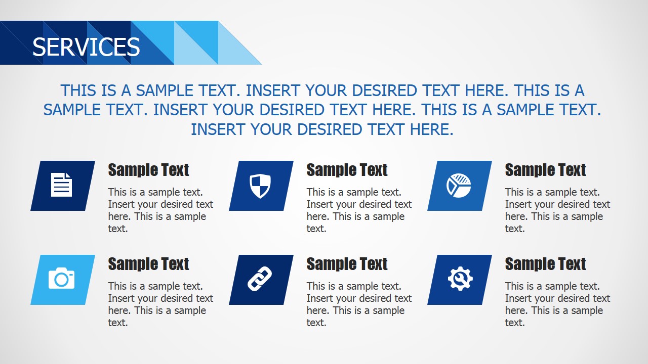 Blue Business PowerPoint Template - SlideModel