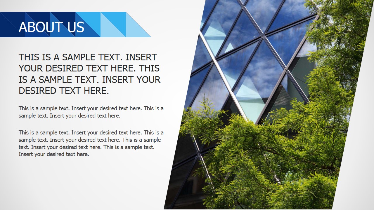 Blue Business PowerPoint Template - SlideModel