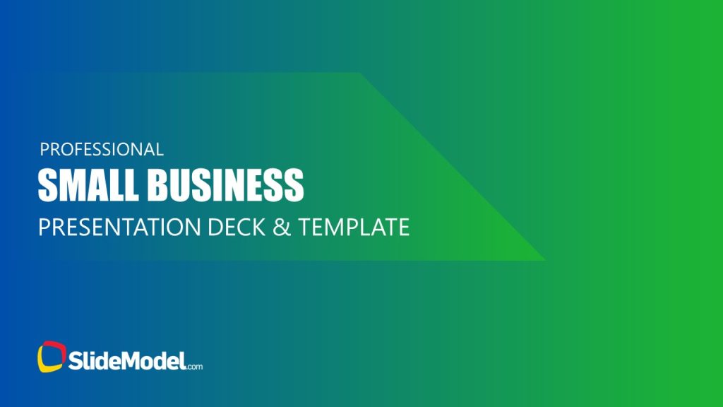 Business Presentation Slide Deck with Blueish Color Scheme - SlideModel