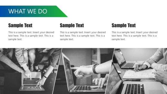 What We Do PowerPoint Slide - SlideModel
