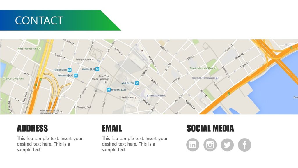 Contact Slide for PowerPoint - SlideModel