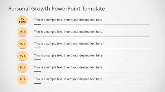 Personal Growth Plan Milestones for PowerPoint - SlideModel