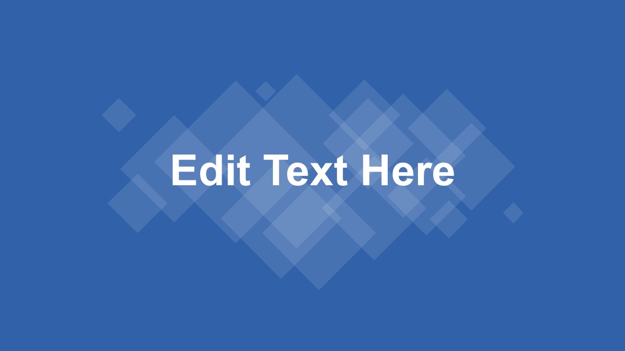 Blue Cover Slide Design for PowerPoint & Presentation Slides