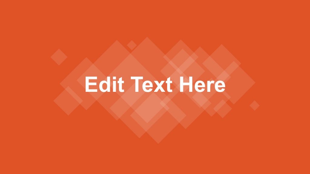 Presentation Cover Slide in Orange - SlideModel