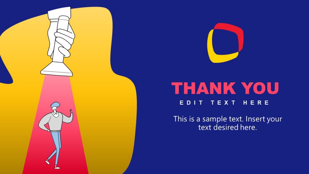 Thank You PowerPoint Detective Research Template - SlideModel