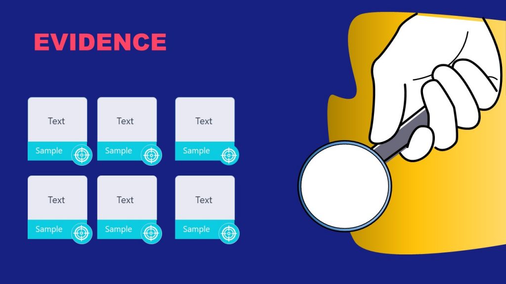 Evidence PowerPoint Detective Research Template - SlideModel