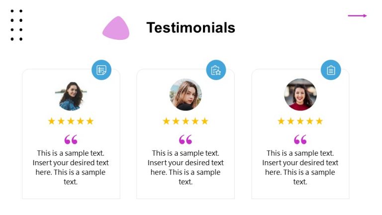 Client Feedback Slide for Sales Pitch Presentation - SlideModel