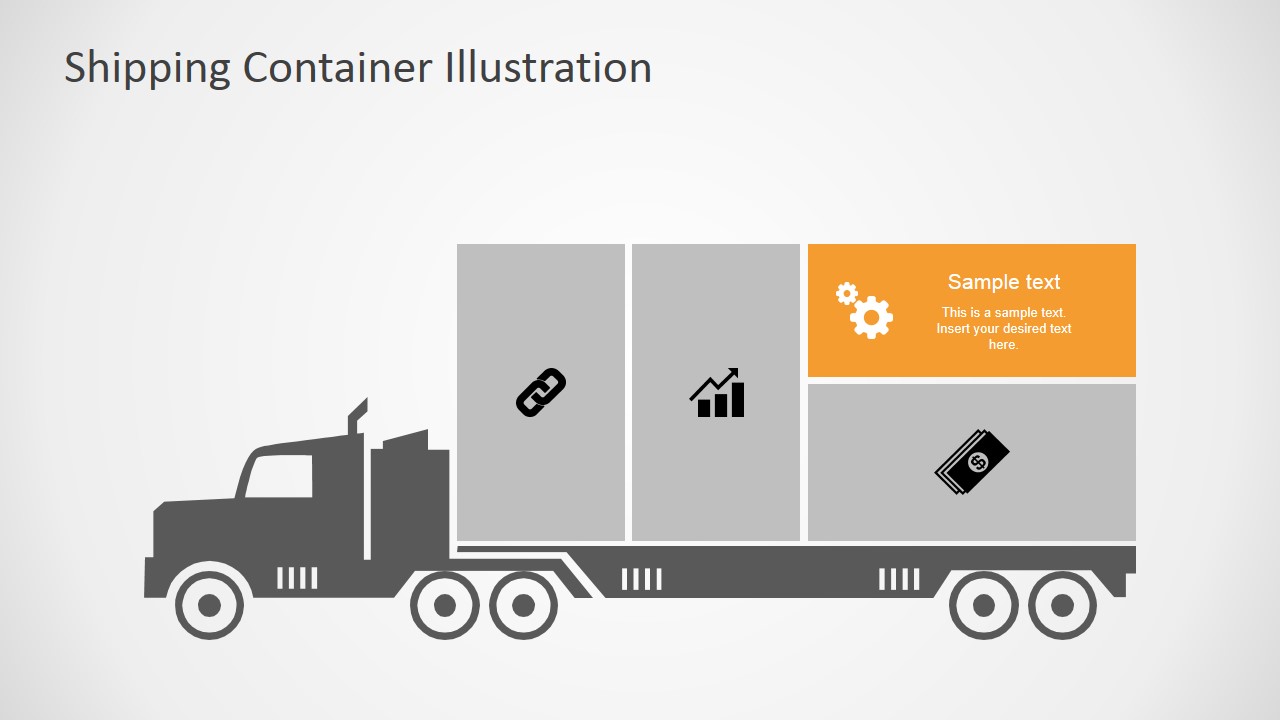 Shipping Cargo Container Slides for PowerPoint - SlideModel