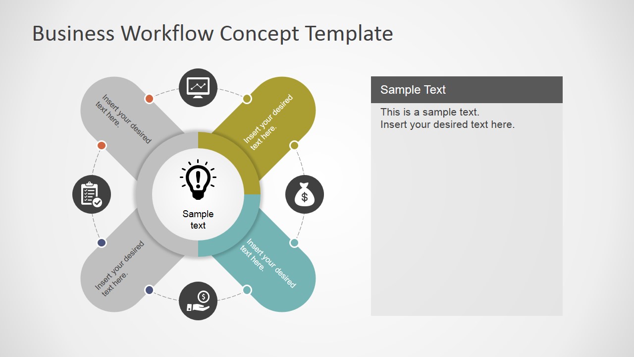 Business Workflow Concept Template for PowerPoint - SlideModel