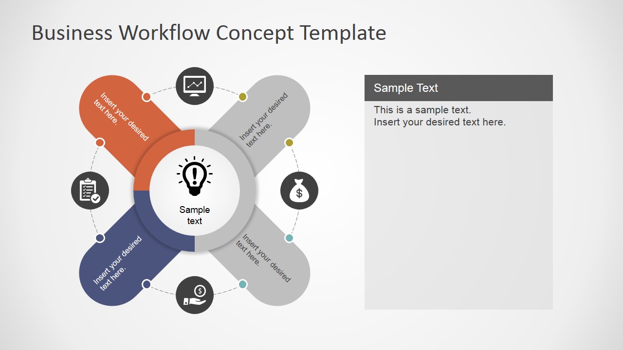 Business Workflow Concept Template for PowerPoint - SlideModel