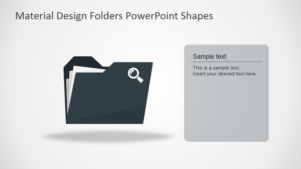 PowerPoint Shapes Of Document Folders - SlideModel