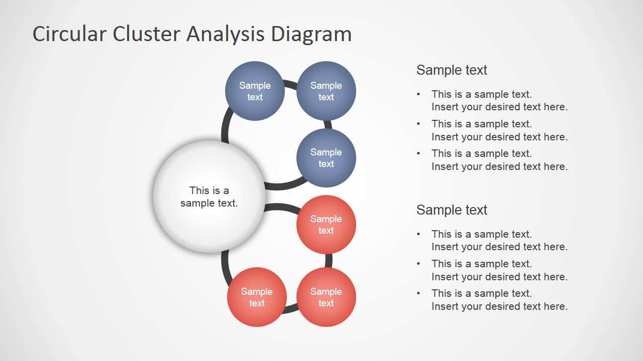 Cluster Analysis Concept Diagram for PowerPoint - SlideModel