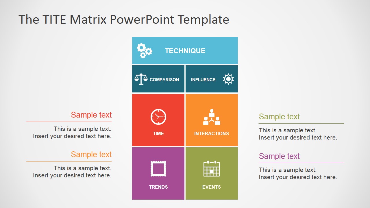 The TITE Matrix PowerPoint Template - SlideModel