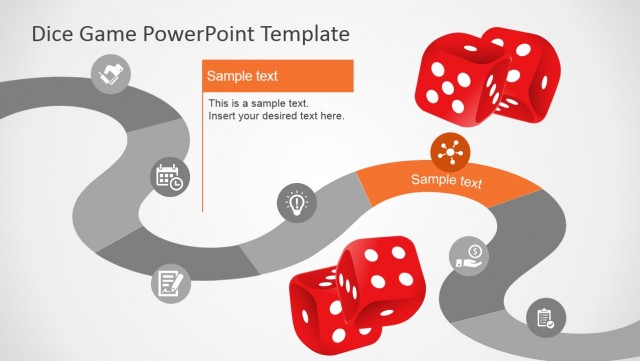 Playful Design Timeline Based on Board Game Graphics - SlideModel