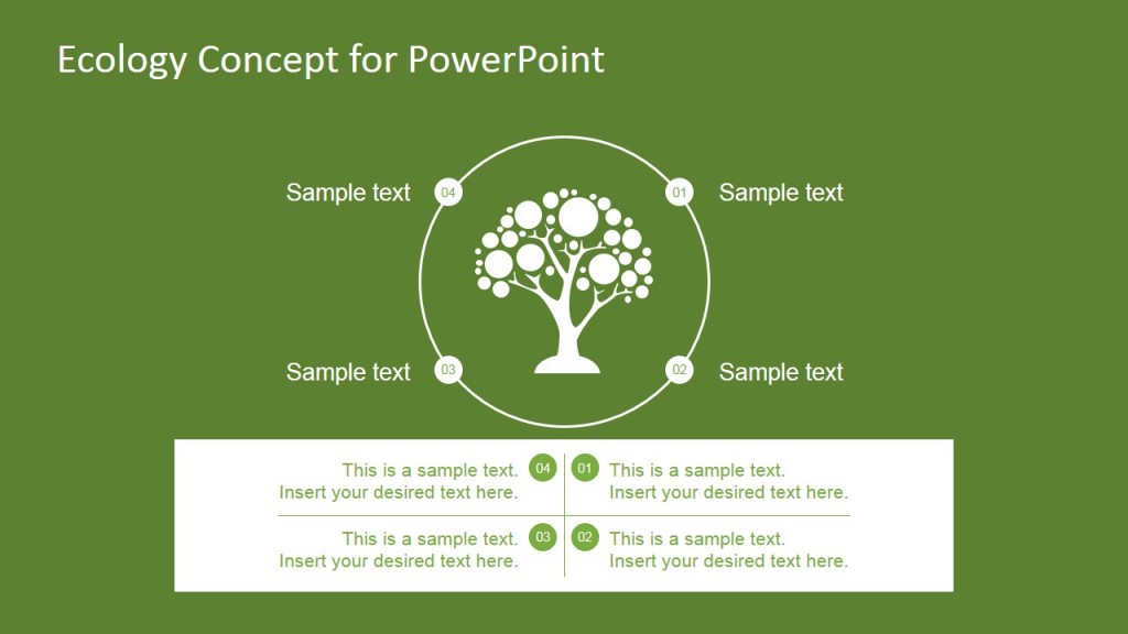 Ecology Circular Diagram Slide Design - SlideModel