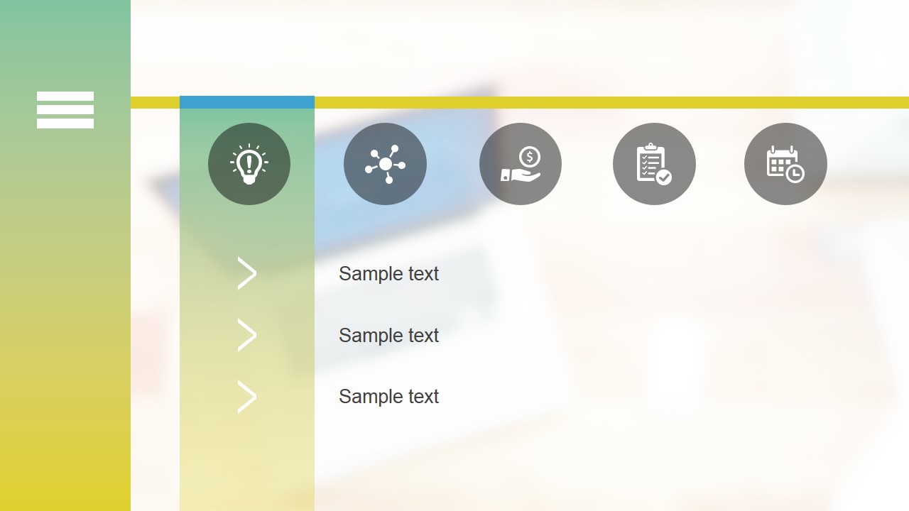 Professional Blur PowerPoint Template & Presentation Slides