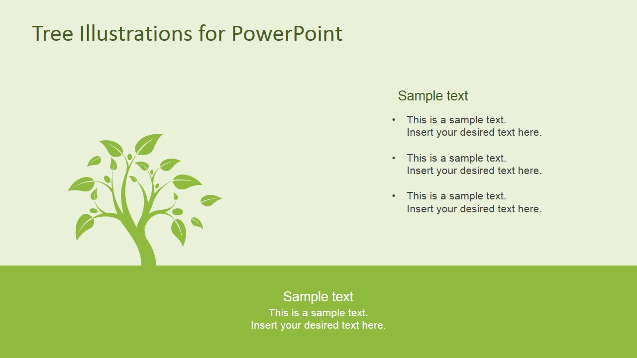 Tree Illustration Diagrams for PowerPoint - SlideModel