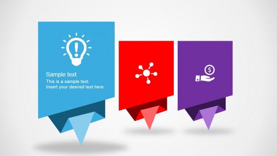 Flat Origami Designs for PowerPoint - SlideModel