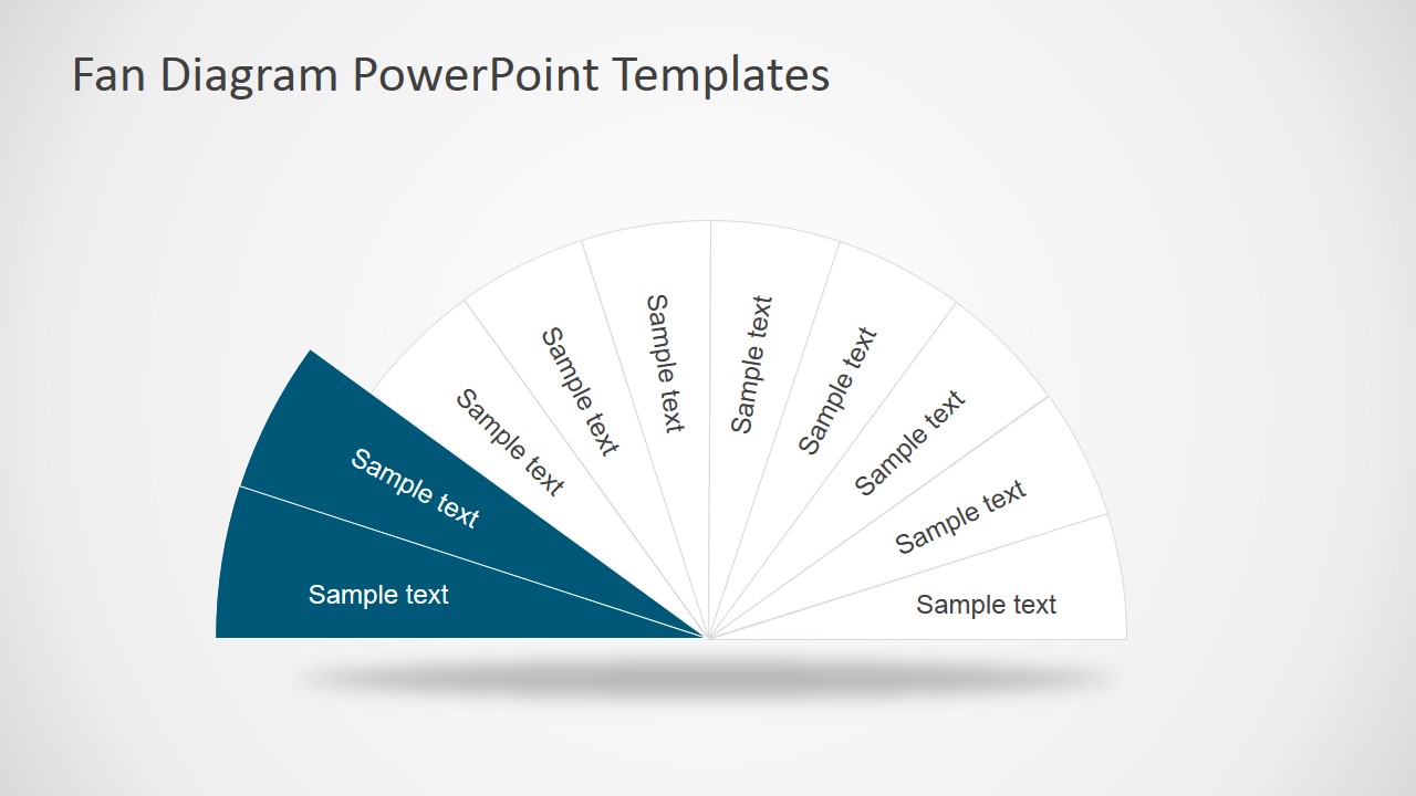 Fan Diagram Design for PowerPoint - SlideModel