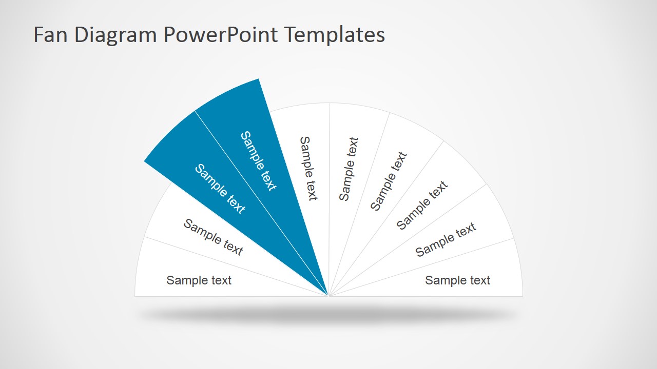 Fan Diagram Design for PowerPoint - SlideModel